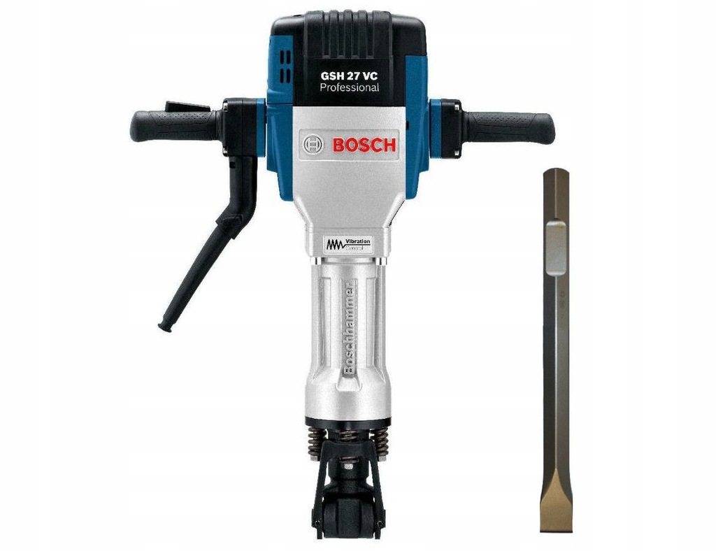 MŁOT GSH 27 VC BOSCH + DŁUTO PŁASKIE 35mm/400mm - 6886090625 ...