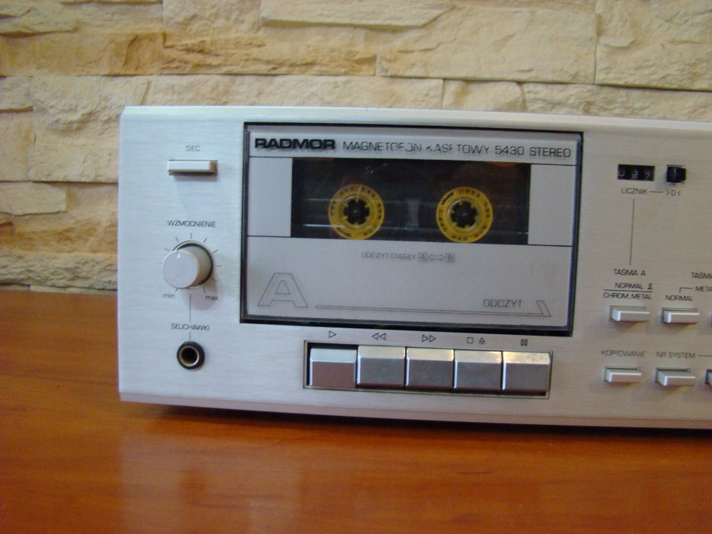 Unitra Radmor 5430 srebrny magnetofon kasetowy - 12360311242 ...