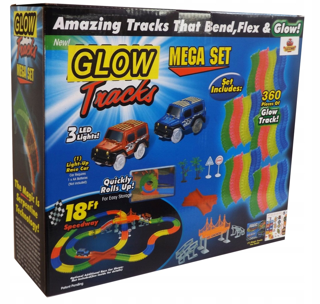 TOR MAGIC TRACKS 2 ŚWIECĄCE AUTKA MOST TRACK 1808 - 7703371145 ...