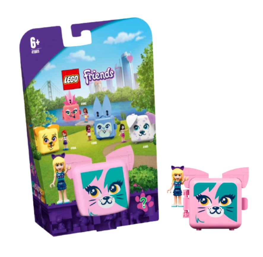 LEGO FRIENDS KOSTKA STEPHANIE Z KOTEM 41665 ZESTAW - 11264739042 ...