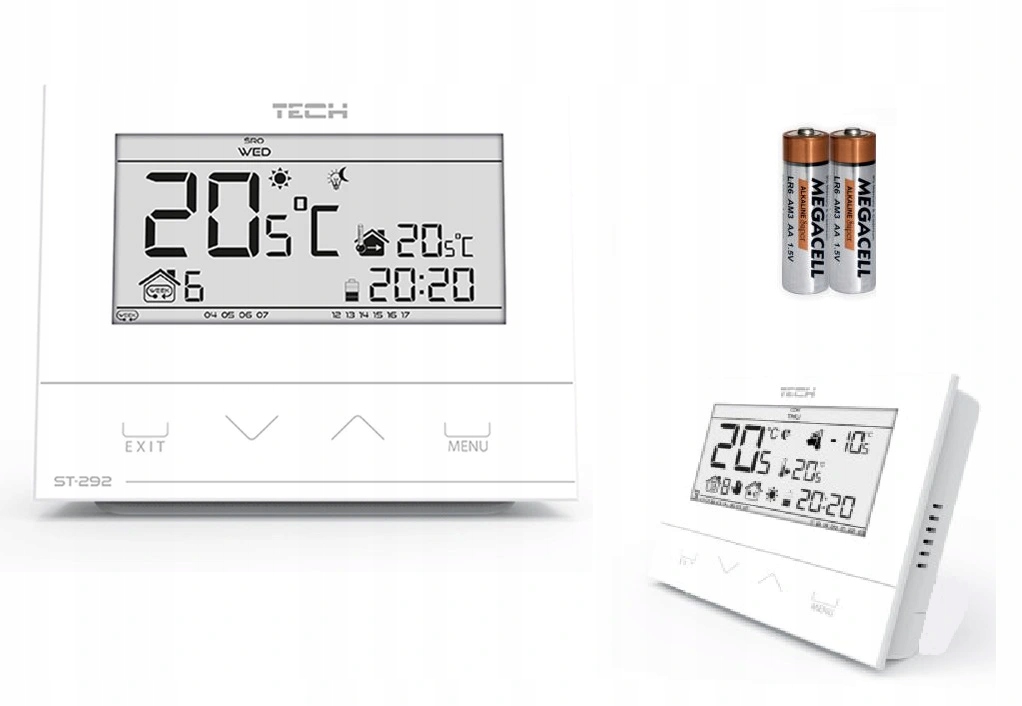 TECH ST-292 v3 regulator pokojowy sterownik SZKŁO - 10195594956 - oficjalne archiwum Allegro