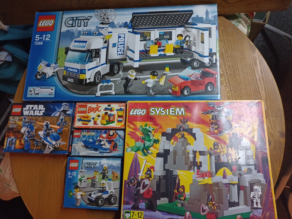 LEGO System, Basic , Star wars, City 6x Zestaw - 13095839575 ...