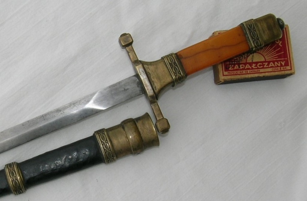 POLSKI KORDZIK OFICERSKI wz.24 WOJSKA PANCERNE - 13845579436 ...