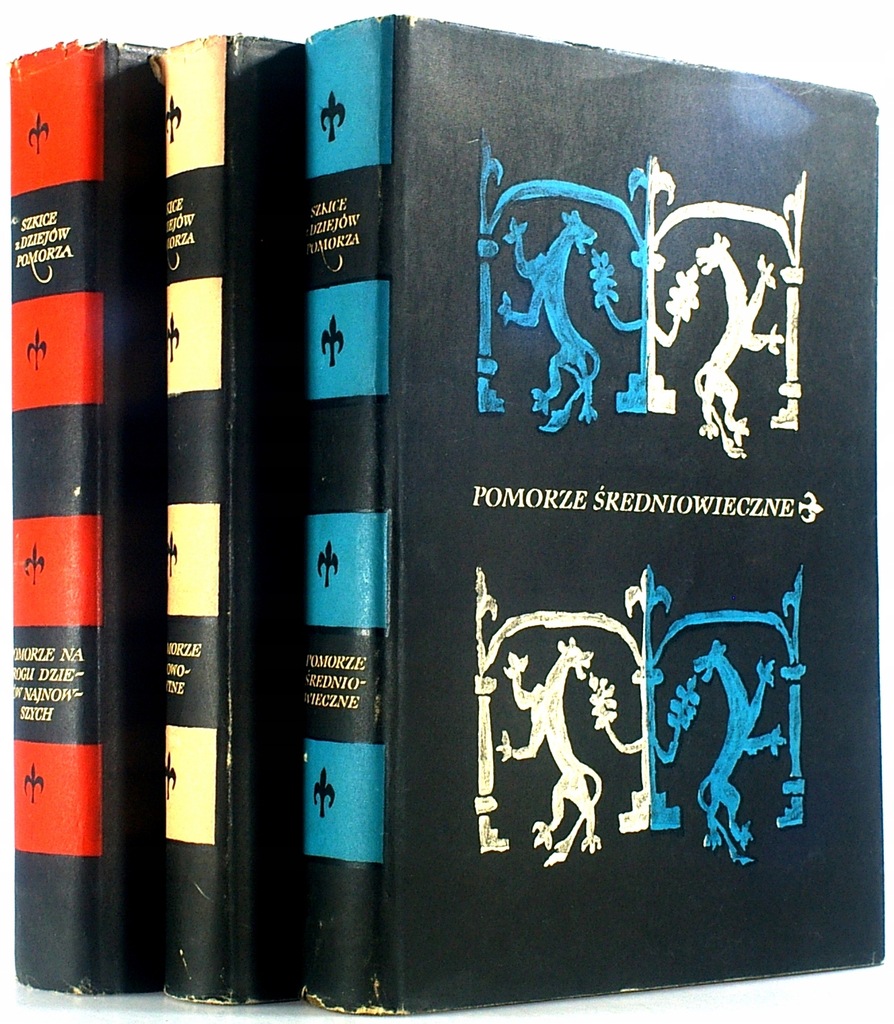 SZKICE Z DZIEJÓW POMORZA Pomorze TOM 1-3 Gerard Labuda BDB ...