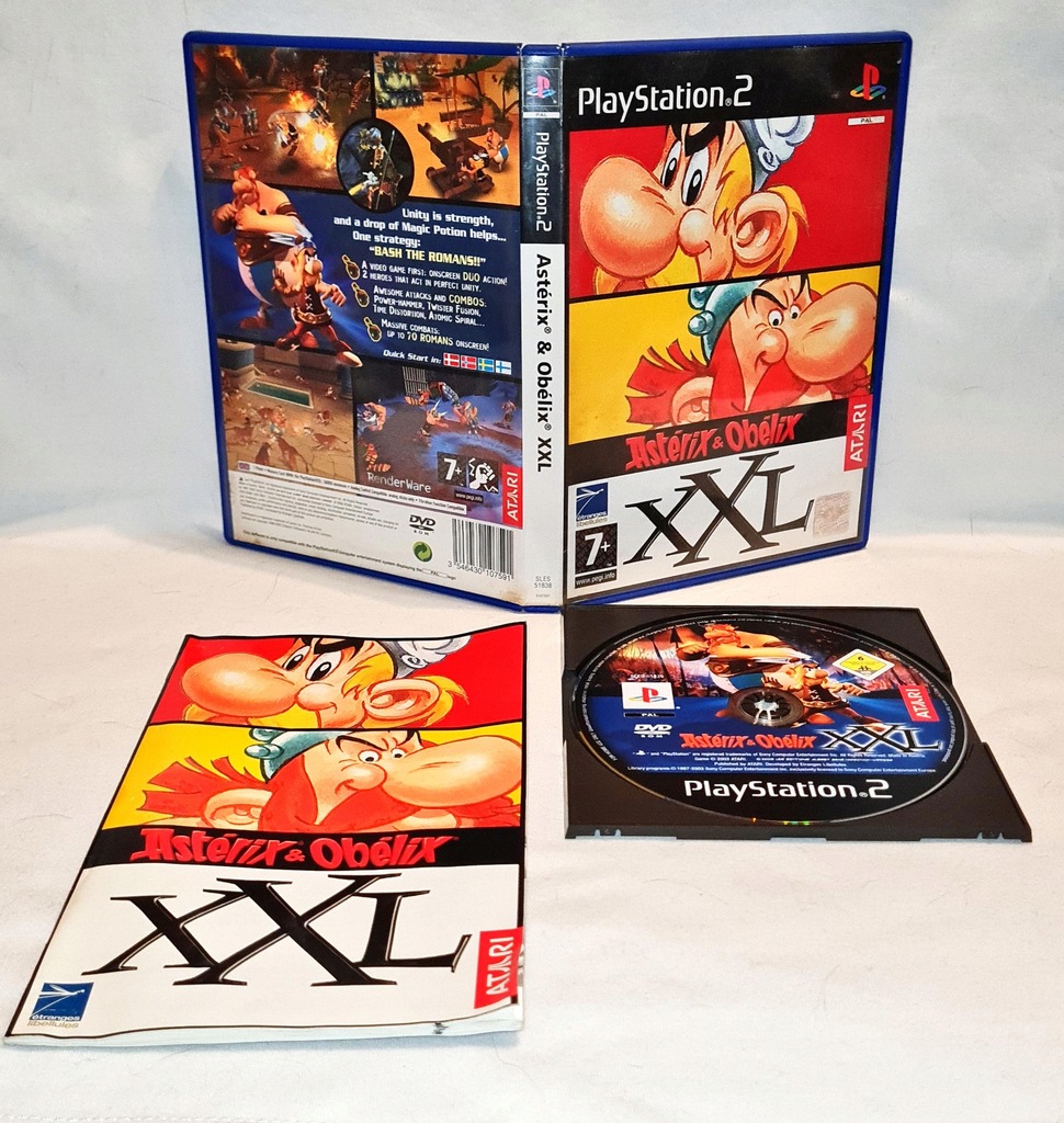 Gra Asterix Obelix XXL PS2 3XA - 12952231888 - oficjalne archiwum Allegro