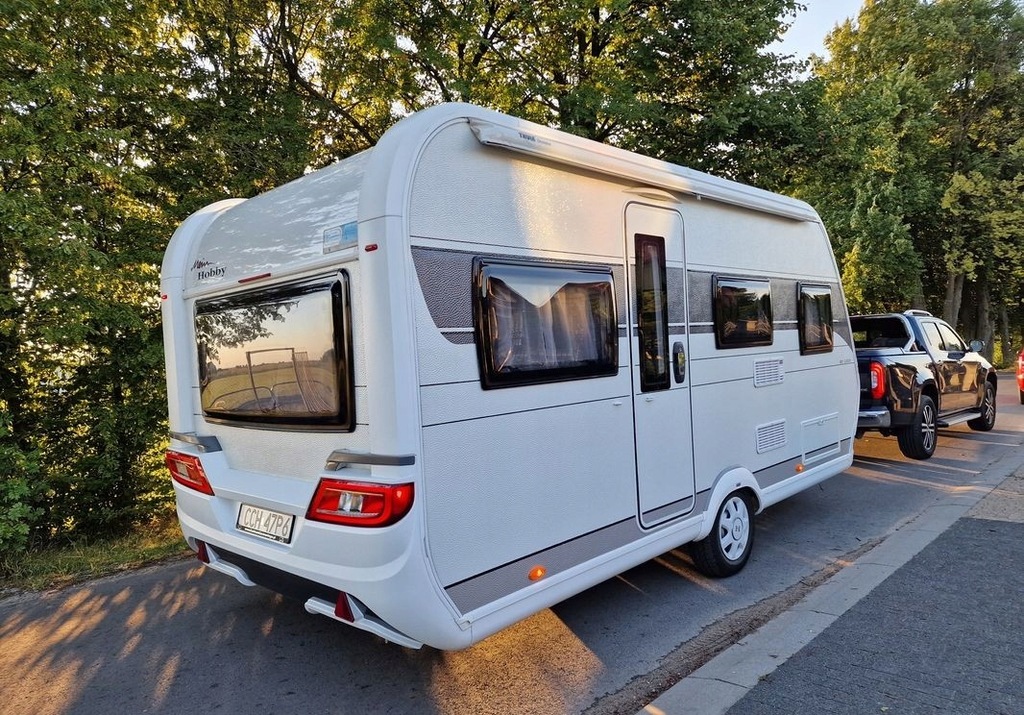 Hobby 455 DE LUXE - JAK NOWA - SALON PL - PRYS... - 14015179346 ...