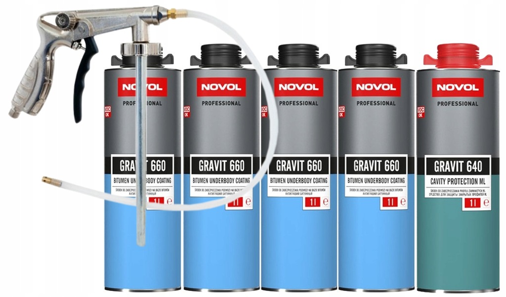 NOVOL 660 do konserwacji podwozia fluidol pistolet - 12192420269 ...