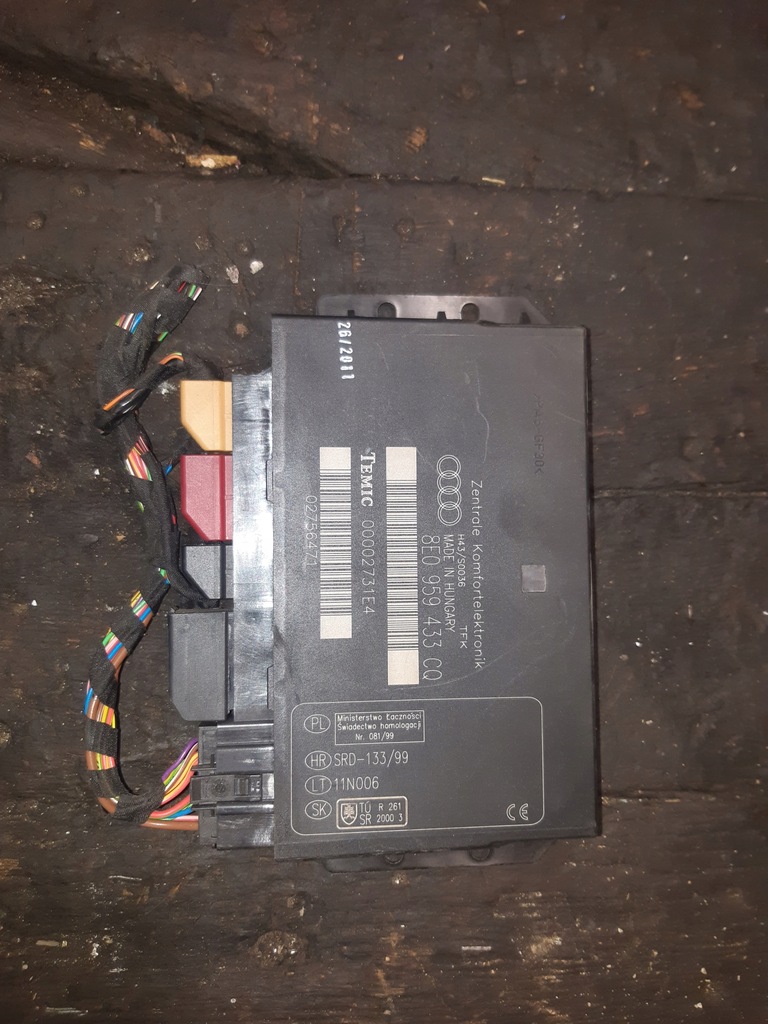 AUDI A4,B6,B7.MODUŁ KOMFORTU.8E0959433CQ - 12085093314 - oficjalne ...