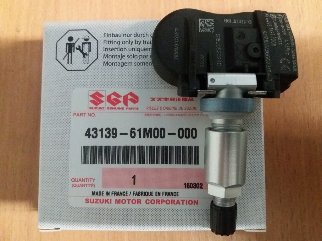 CZUJNIK CIŚNIENIA TPMS SUZUKI VITARA SX4 SWIFT - 7867706621 - oficjalne ...