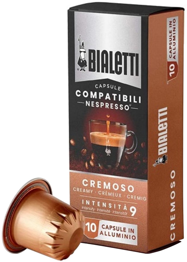 Kawa Kapsułki do Nespresso Bialetti Cremoso 10szt - 11543920755 ...
