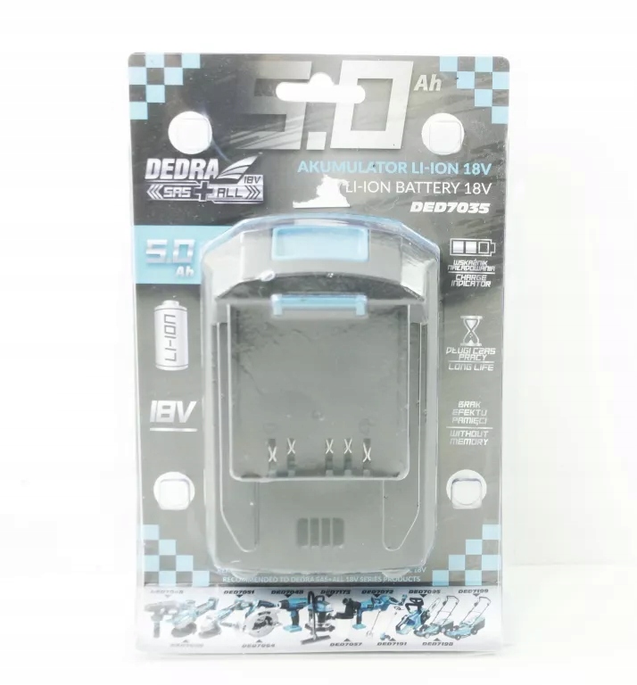 AKUMULATOR LI-ION DEDRA 18 V 5 AH DED7035 - 13587087487 - oficjalne ... AKUMULATOR LI-ION DEDRA 18 V 5 AH DED7035 - 13587087487 - oficjalne ...