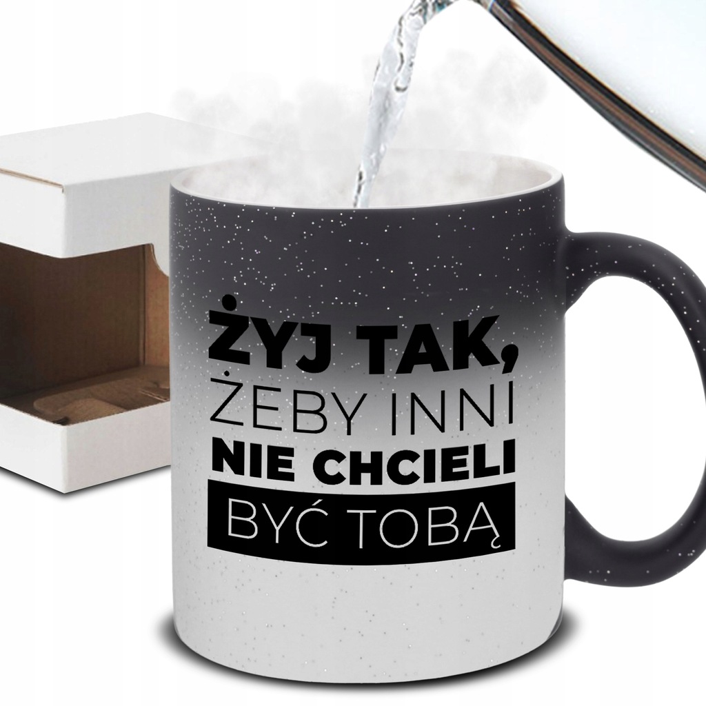 KUBEK MAGICZNY BROKATOWY Prezent REGRES OSOBISTY - 12677176347 - oficjalne archiwum Allegro