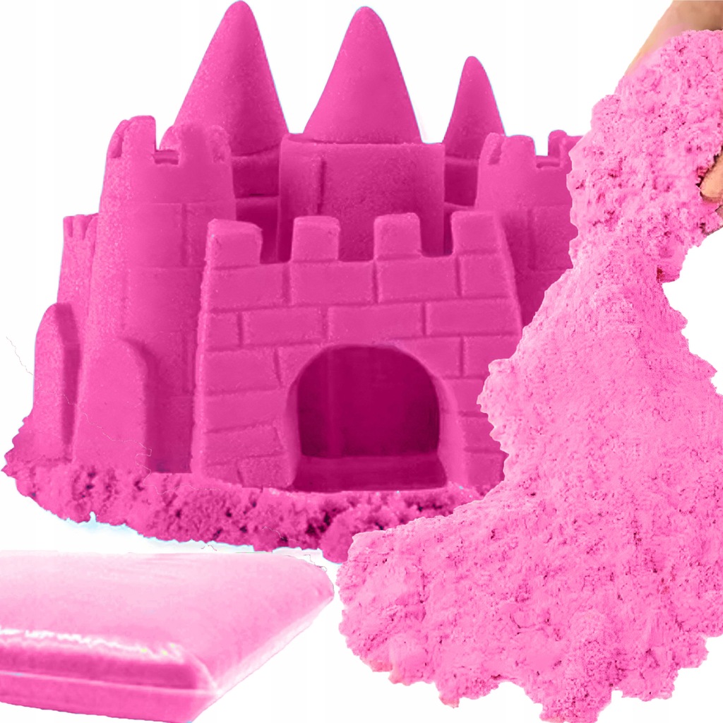 PIASEK KINETYCZNY 1KG PIASKOLINA RÓŻOWY MAGICZNY - 13629362200 ...