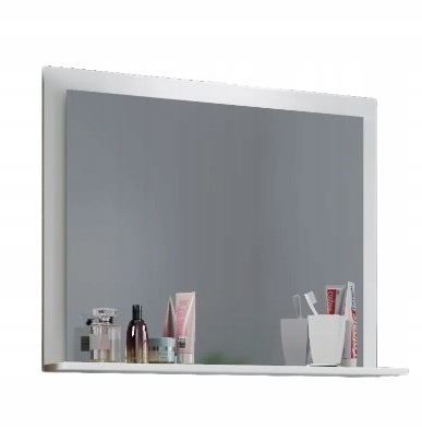 Lustro Łazienkowe Z Półką VCM 80x60 cm Białe - 13902479583 - oficjalne ...