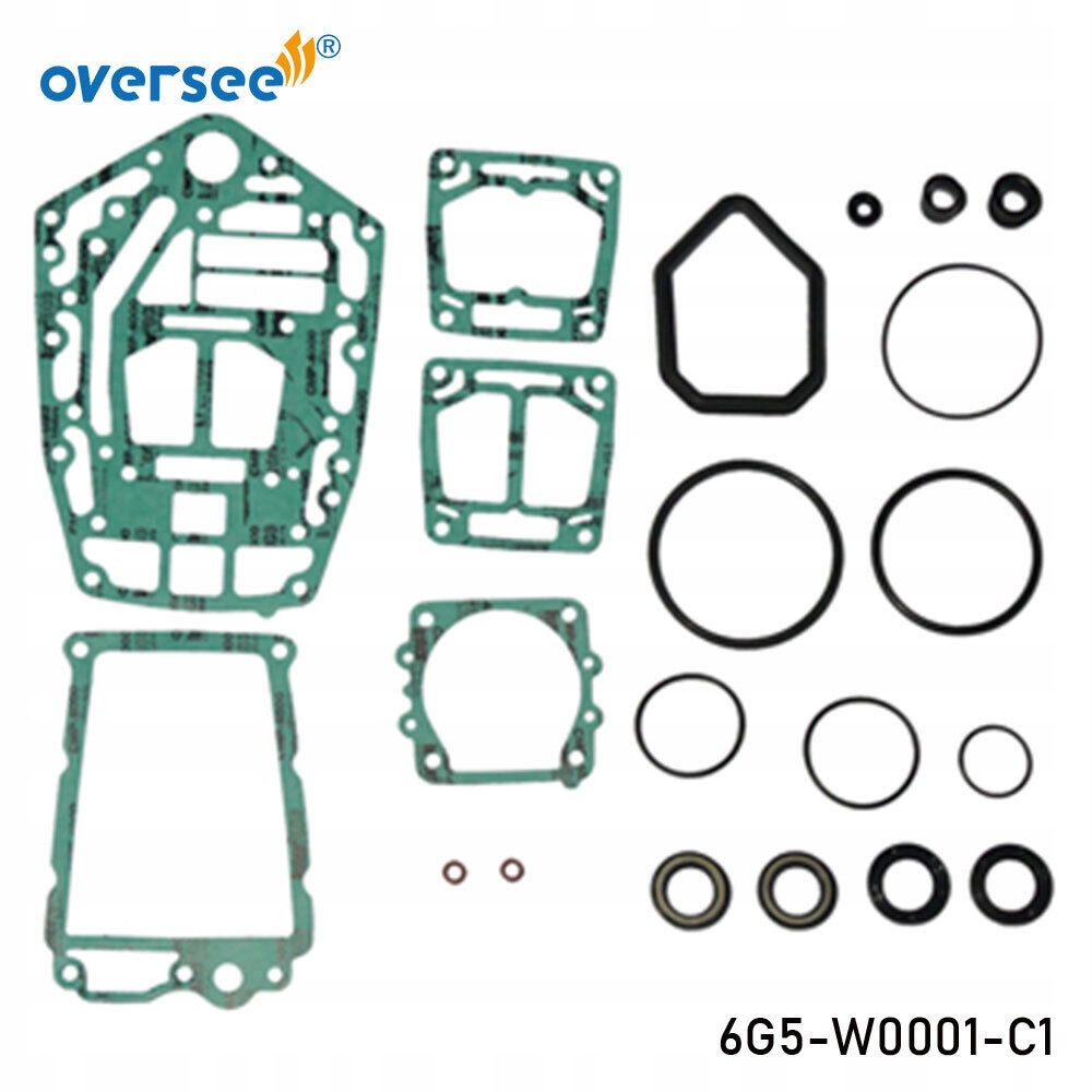 Zestaw uszczelek dolnej obudowy 6G5-W0001-C1 do silnika zaburtowego ...