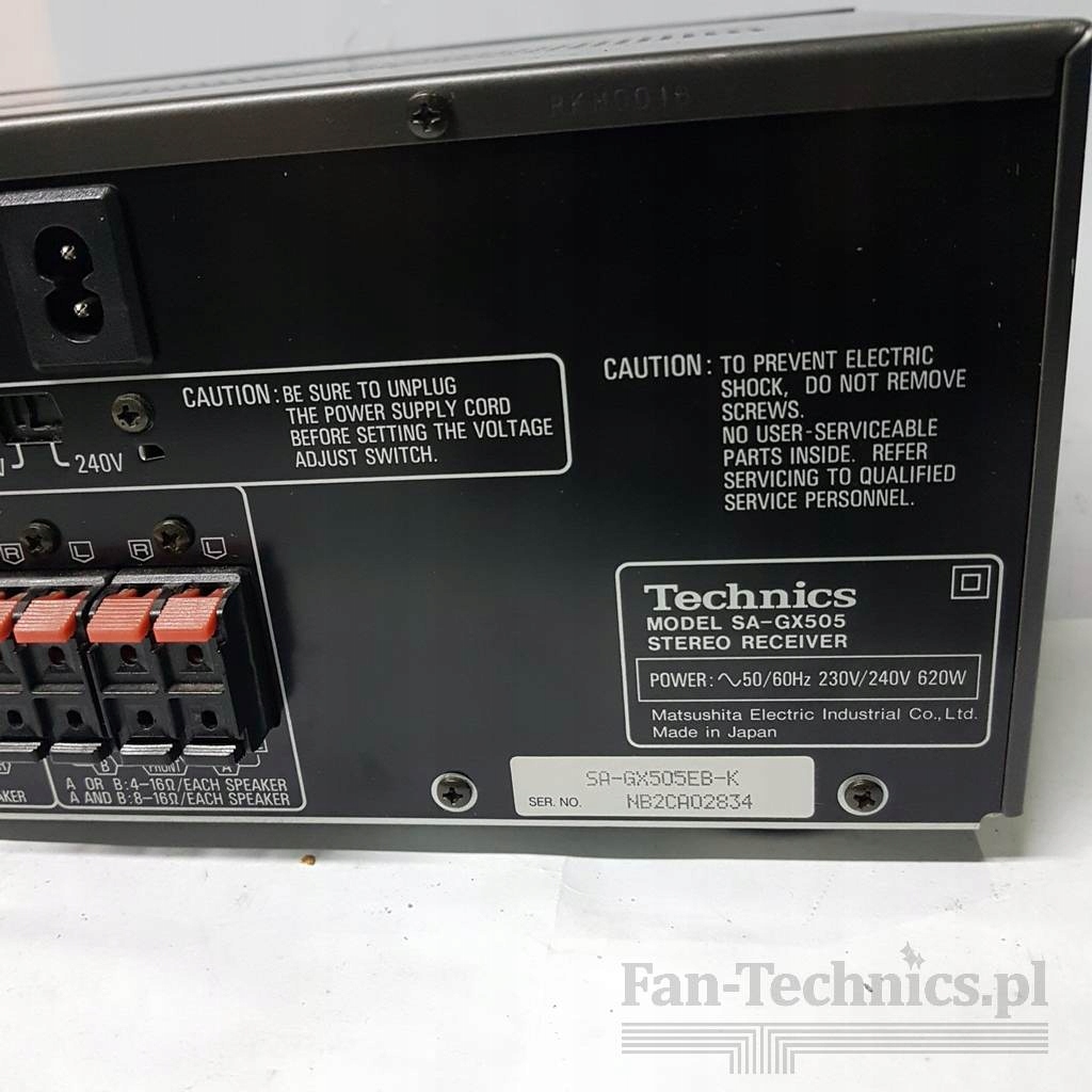 Fan-Technics Amplituner Technics SA-GX505 Łódź - 12696834839 - oficjalne archiwum Allegro