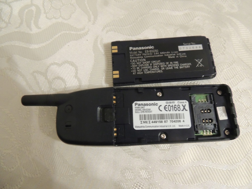 PANASONIC EB BSD50 - STARY TELEFON KOMÓRKOWY - 12886014482 - oficjalne ...