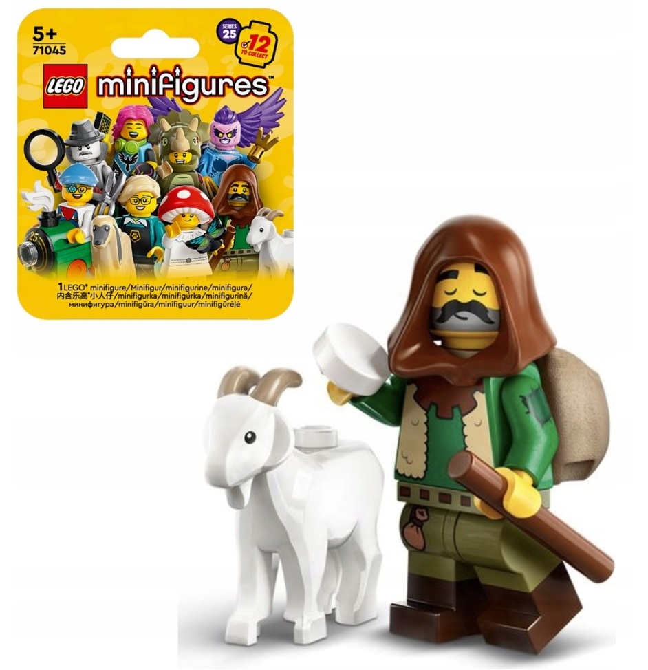 LEGO 71045 MINIFIGURKA SERIA 25 PASTERZ Z KOZĄ GOATHERD - 16231284994 ...