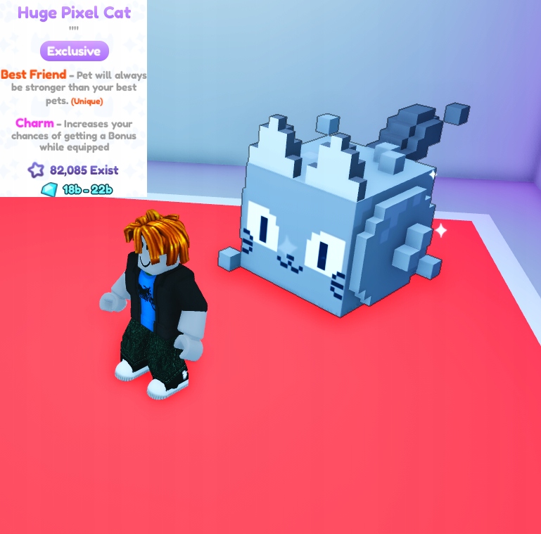 PET Huge PIXEL Cat ROBLOX Pet Simulator X PSX gems - 13378444881 ...