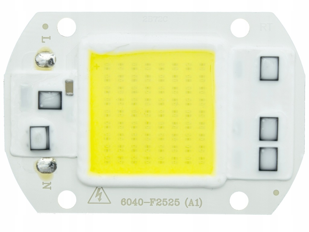 DIODA LED COB 30W 2800lm BIAŁA 60x 40mm pod 230V - 9224948967 - oficjalne archiwum Allegro
