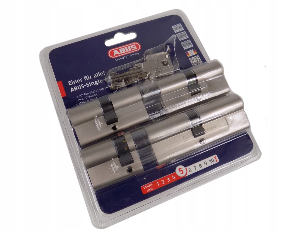 Abus E20 Zestaw 4 wkładek do drzwi na 1 klucz - 11441622123 - oficjalne archiwum Allegro