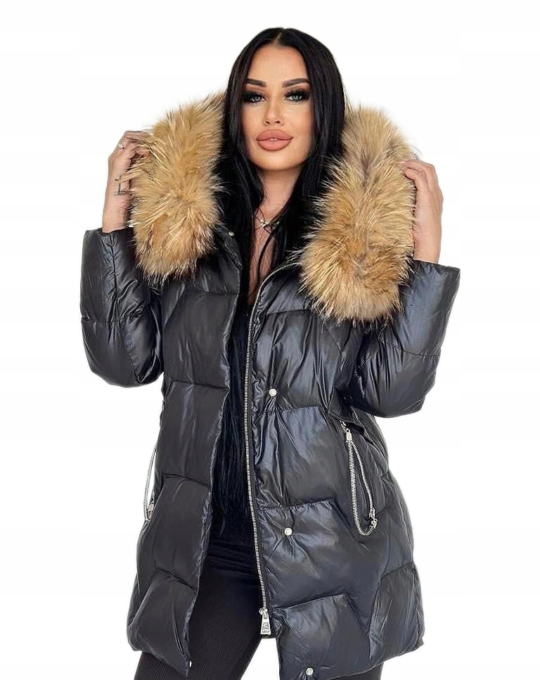 Puchowa pikowana MISS FOFO jenot liza bruce 38 M/L - 14837910111 ...