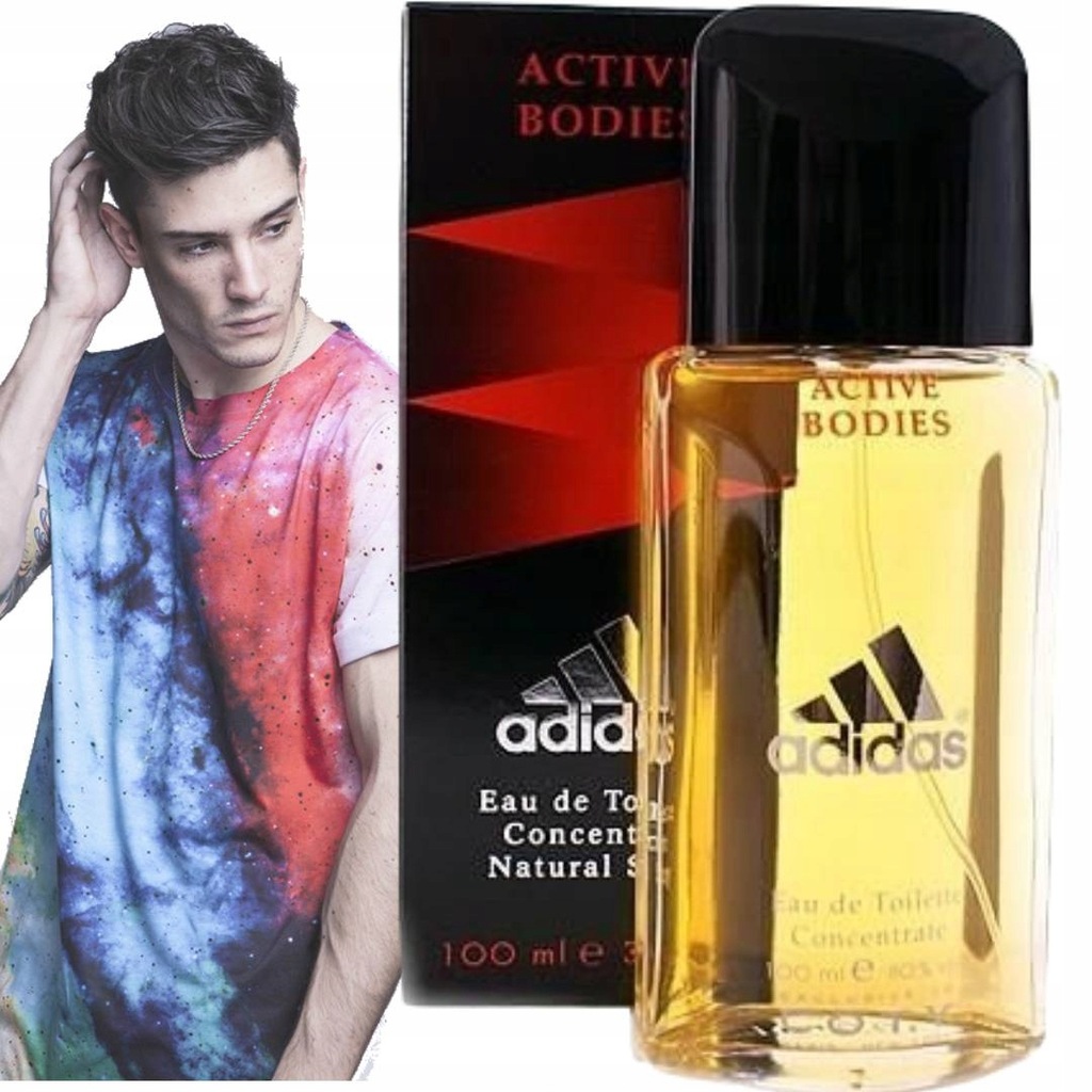ADIDAS ACTIVE BODIES CONCENTRATE EDT 100ml PERFUMY - 12343944487 ...