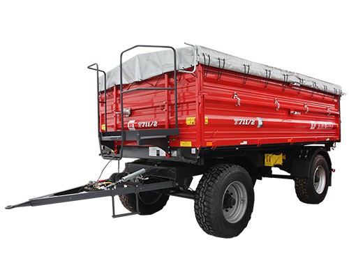 PRZYCZEPA ROLNICZA METAL-FACH T711/2 [10 T] - 8174575464 - oficjalne archiwum Allegro