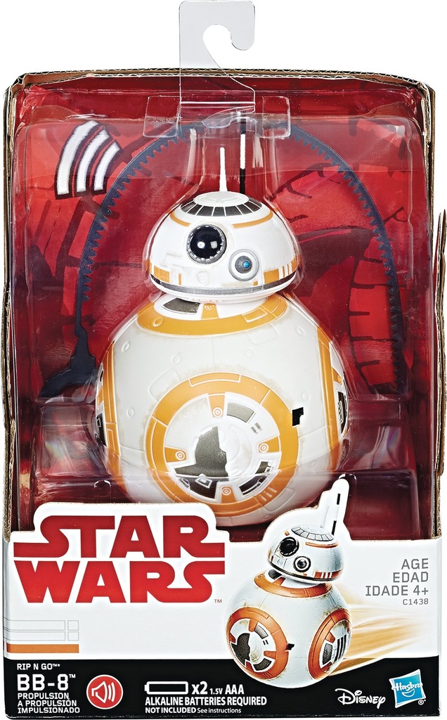HASBRO STAR WARS ROBOT BB-8 RIP N GO BB8 VADER JED - 7148280260 ...