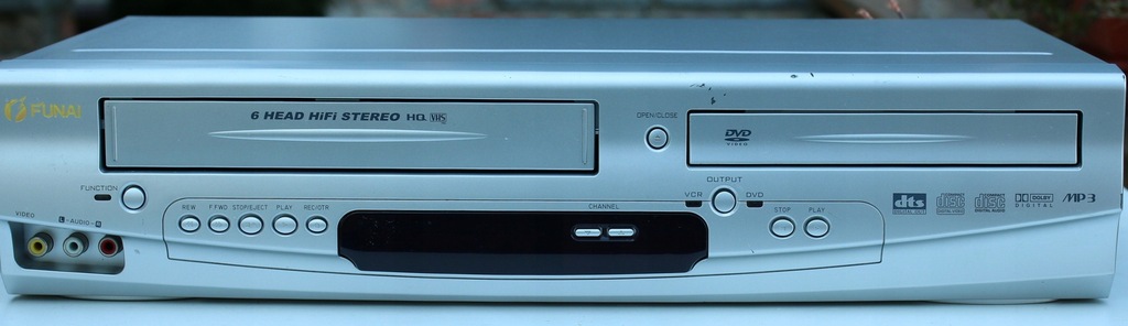 Odtwarzacz DVD Video VHS Combo FUNAI DPVR-5600V - 10701157220 - oficjalne archiwum Allegro