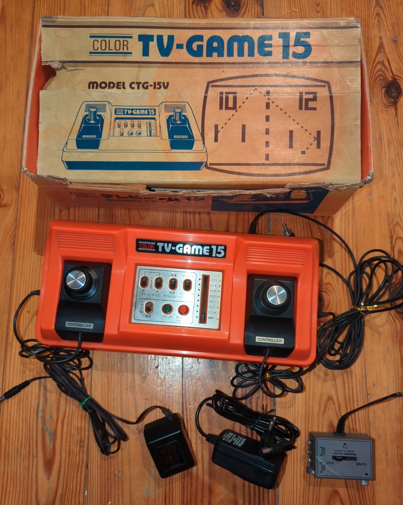 Nintendo PONG Color TV GAME 15 CTG-15V SPRAWNA - 14100133565 ...