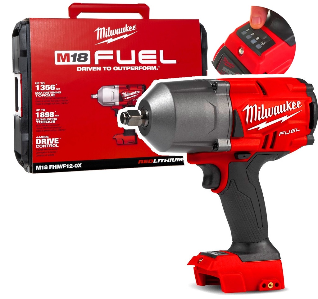 Milwaukee M18 FHIWF12-0X Klucz Udarowy 1/2 1898Nm - 12373503862 - oficjalne archiwum Allegro
