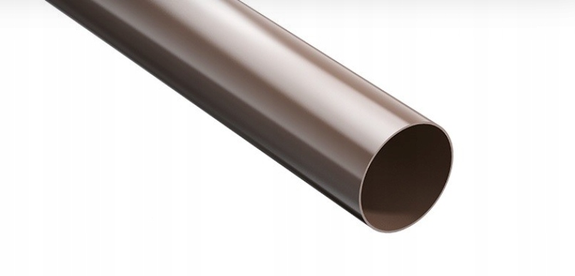 PROAQUA Budmat PVC system rynnowy RURA SPUSTOWA fi 90 dł. 3 m BRĄZ ral ...