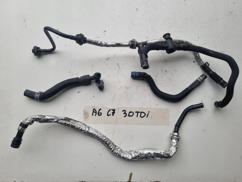 Audi A6 C7 PRZEWODY RURY WĘŻE WODY 059121671B 3.0 TDI 170 TYS KM ...