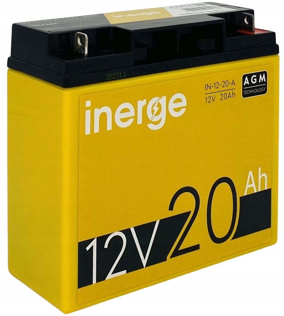 AKUMULATOR VRLA AGM 12V 20Ah WAGA 5.90 kg PREMIUM KLASA (wymiar 17Ah/18Ah) - 15121655064 ...
