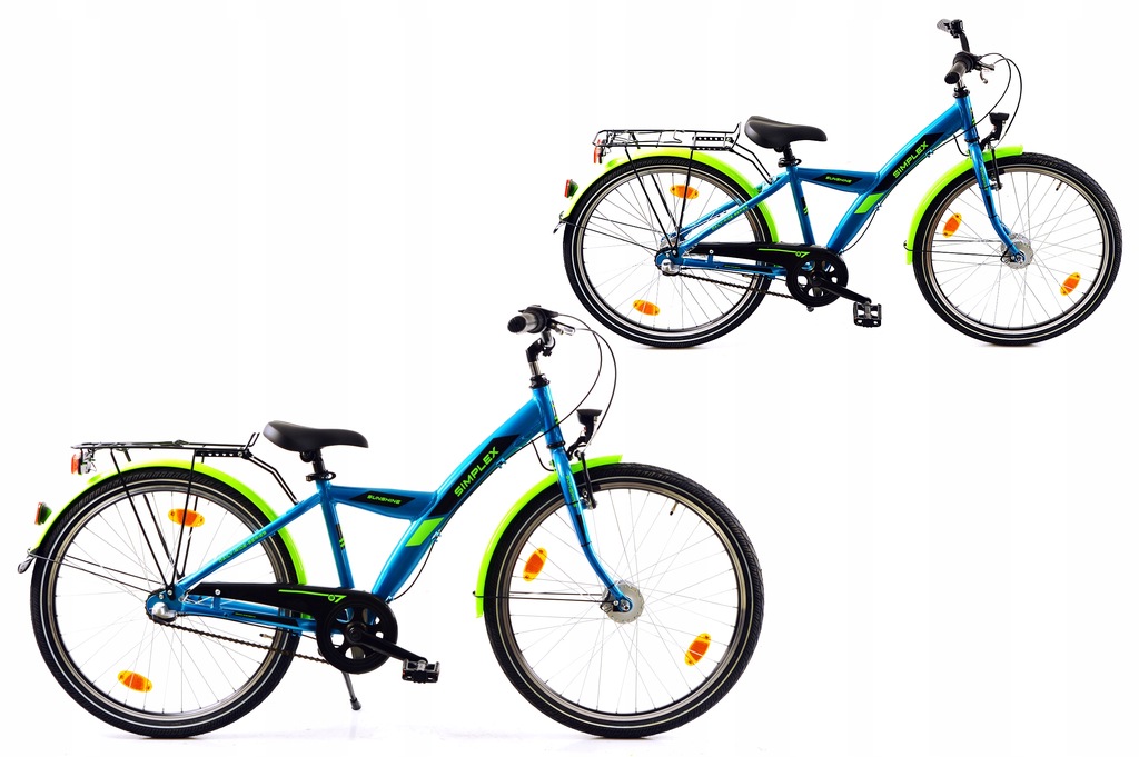 Rower junior 24' SIMPLEX SUNSHINE 3B ALU blue 8765 - 10688182094 ...