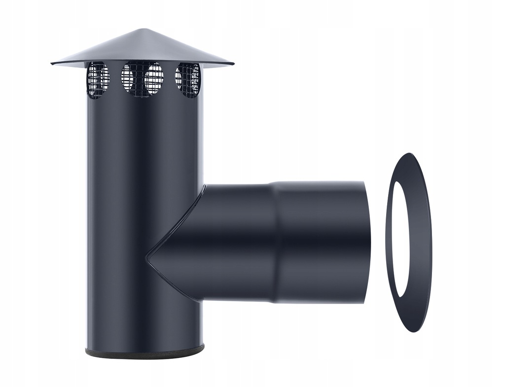 Wywietrznik do ściany ścienny wywiewka fi 110 - 9570575883 - oficjalne archiwum Allegro