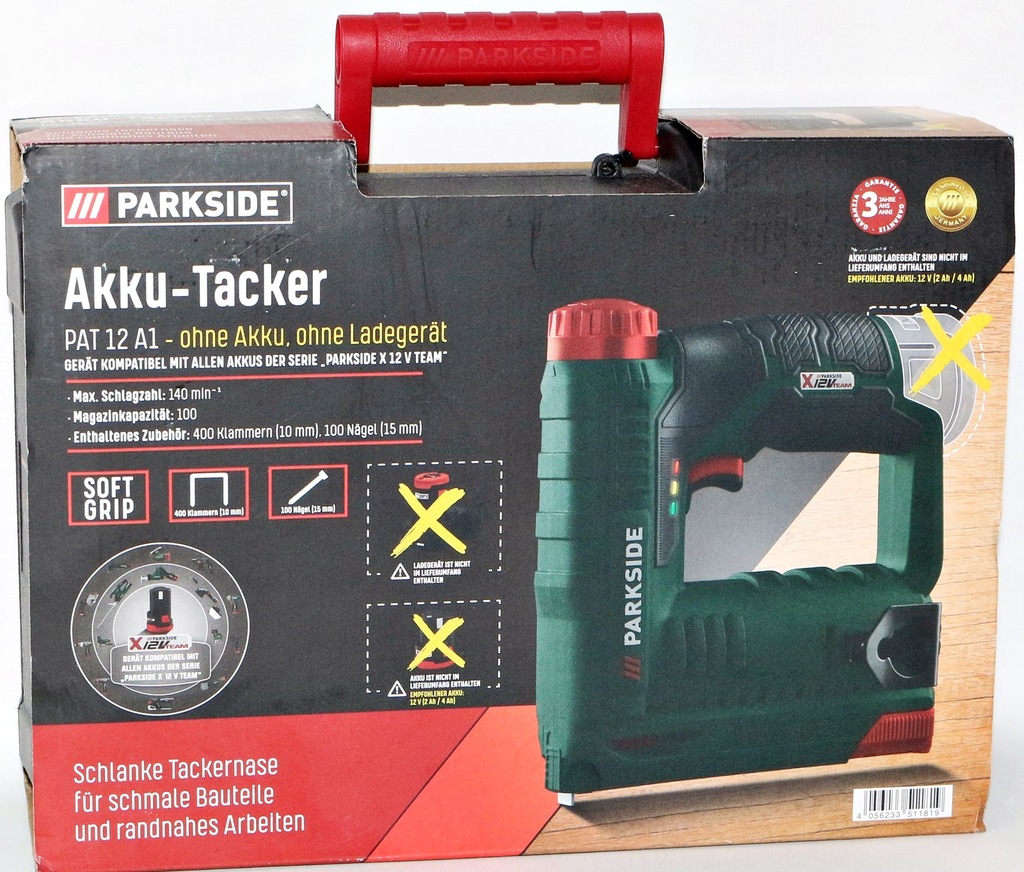 ZSZYWACZ AKUMULATOROWY PARKSIDE 12V PAT 12 A1 - 10944217593 - oficjalne ...