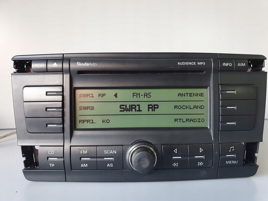 Radio cd Skoda Audience Octavia 2 II Yeti + KOD - 13480026481 ...
