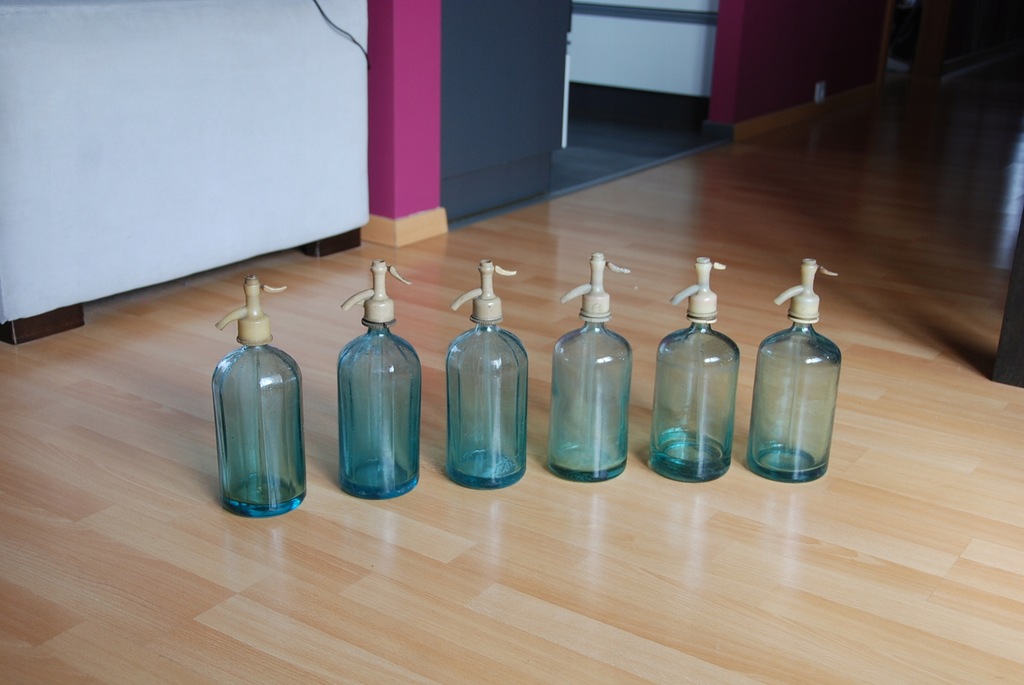 Stary zabytkowy polski syfon do wody sodowej PRL - 10983989180 ...