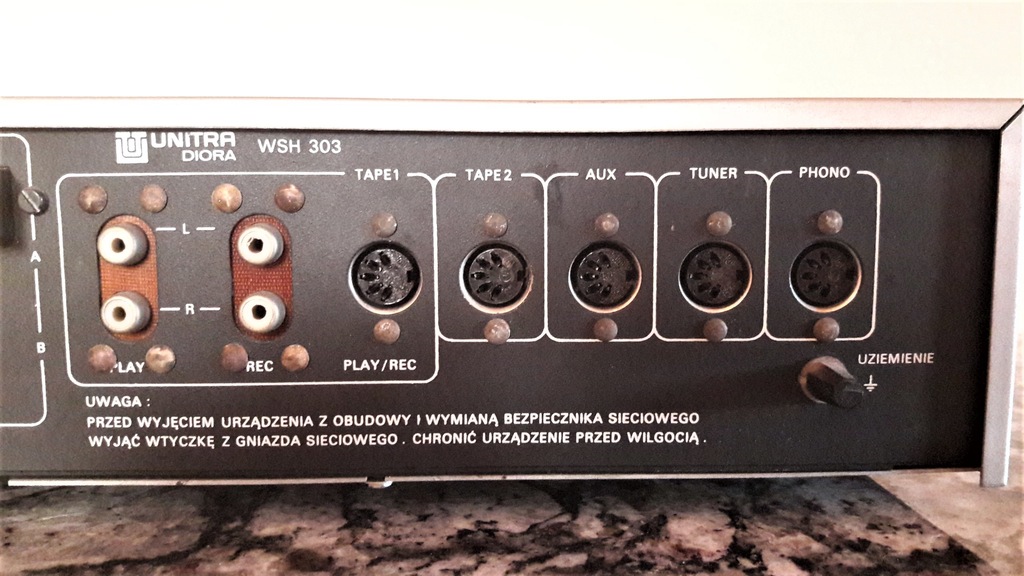 UNIKAT- WZMACNIACZ UNITRA DIORA WSH 303 (WSH 205) - 7579343350 - oficjalne archiwum Allegro