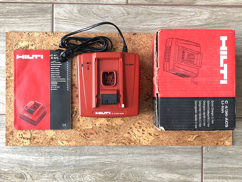 Prostownik Hilti C4/36 ACS + oryginalne opakowanie + instrukcja obługi - 15071685611 - oficjalne ...