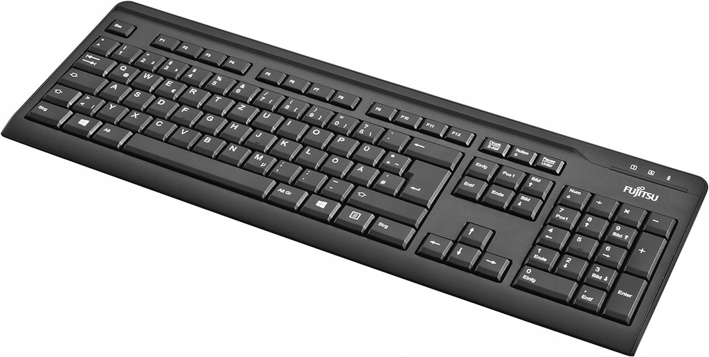 FUJITSU KB410 KLAWIATURA PRZEWODOWA QWERTZ KLAWIATURA MASZYNISTKI ...