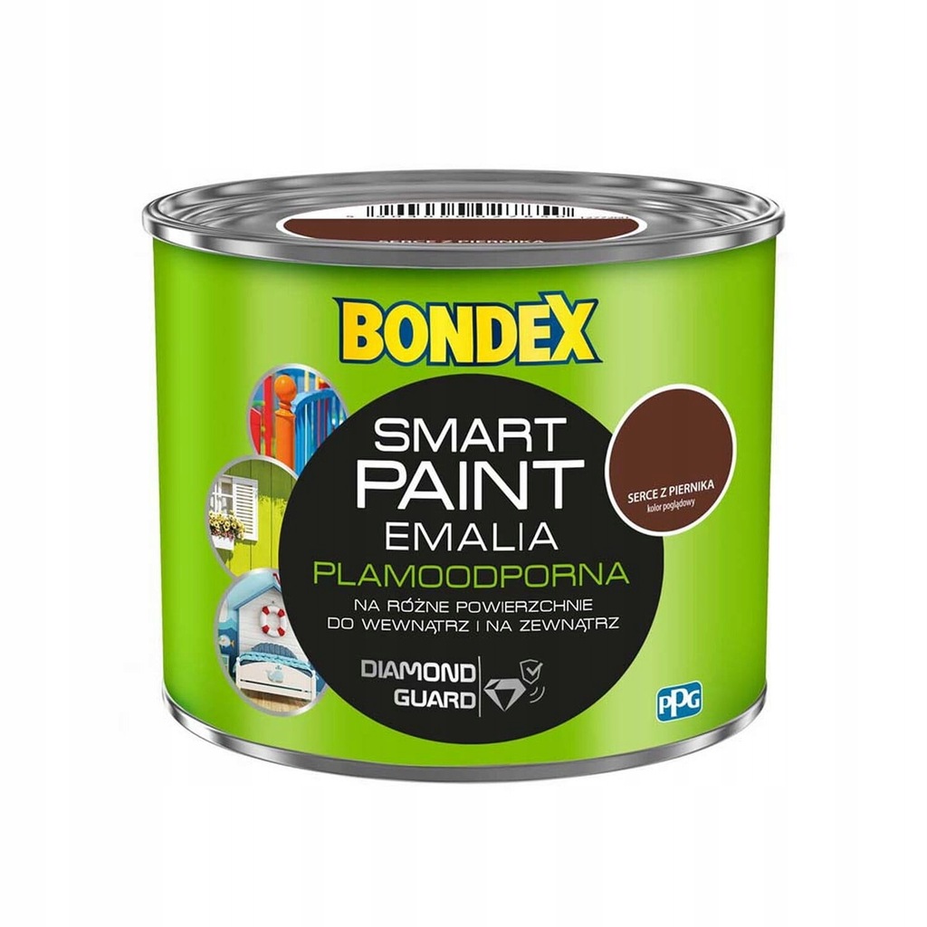 Bondex Emalia Smart Paint serce z piernika 500 ml - 11512154959 ...