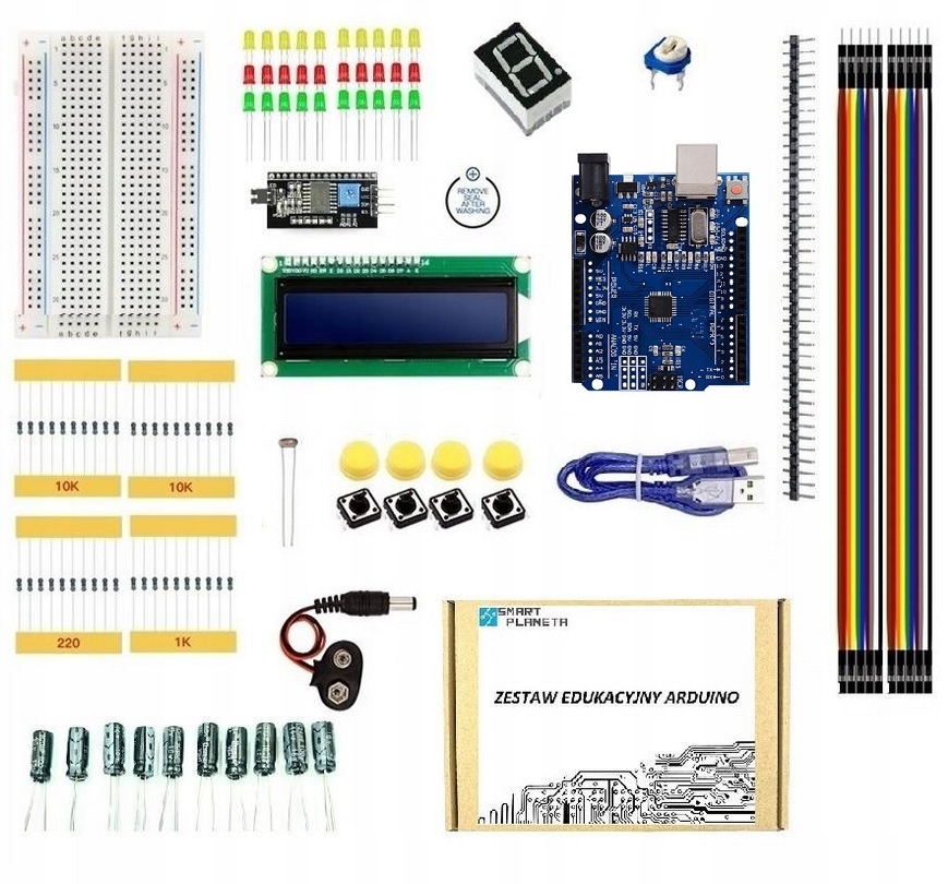 Zestaw edukacyjny SIMPLE KIT do nauki Arduino - 13564439656 - oficjalne ...