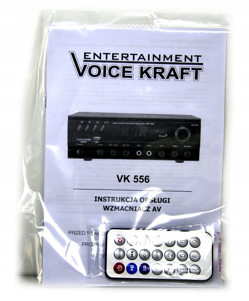 Kolumny Stereo Voice Kraft VK 6300 Wzmacniacz - 9725531671 - oficjalne archiwum Allegro