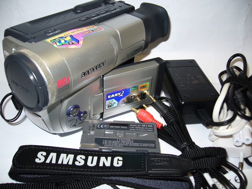 SAMSUNG VP-L710 -zgraj kasety Hi8 / 8mm/ Video8 w Pal-u, stan BDB, LCD 2,5" - 16035120546 ...