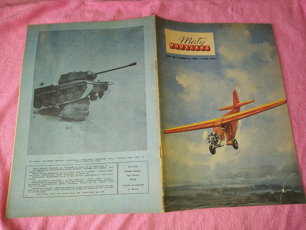 Mały Modelarz nr 10/1965 - samolot RWD-2 - 10161972088 - oficjalne ...