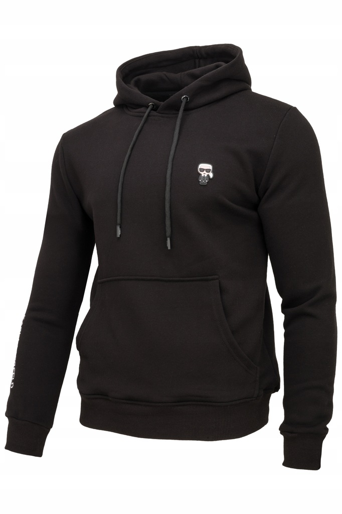 MĘSKA BLUZA KARL LAGERFELD Z KAPTUREM CZARNA XL - 13206828109 ...