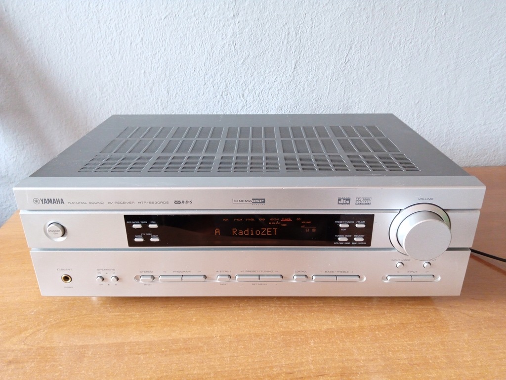 Amplituner Yamaha HTR-5630RDS 5.1 srebrny - 12371696316 - oficjalne ...